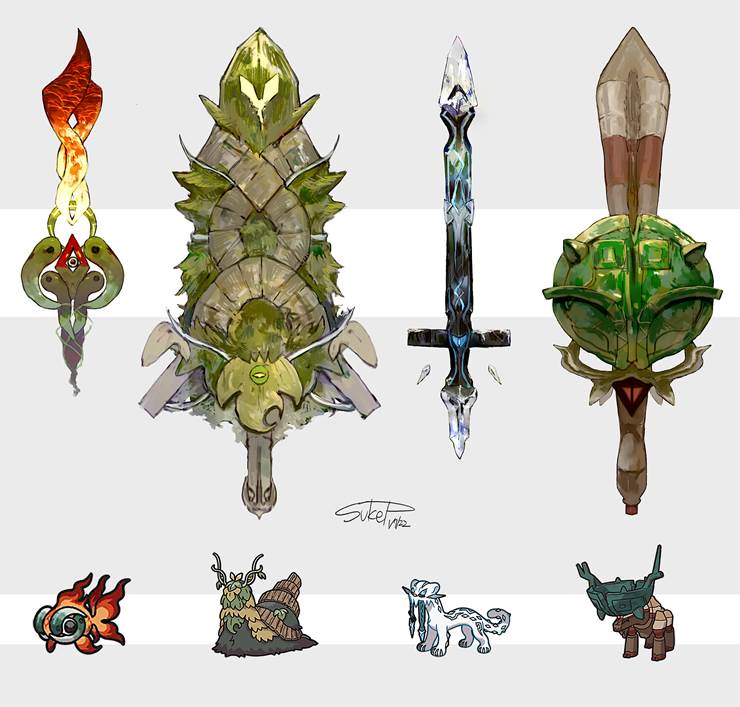 四灾の剑|插画师SukeP（すけぴー）的宝可梦SV插画图片 | BoBoPic