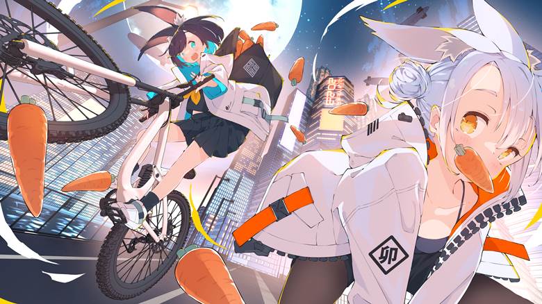 NEW YEAR 2023|插画师HOJI的女孩插画图片 | BoBoPic