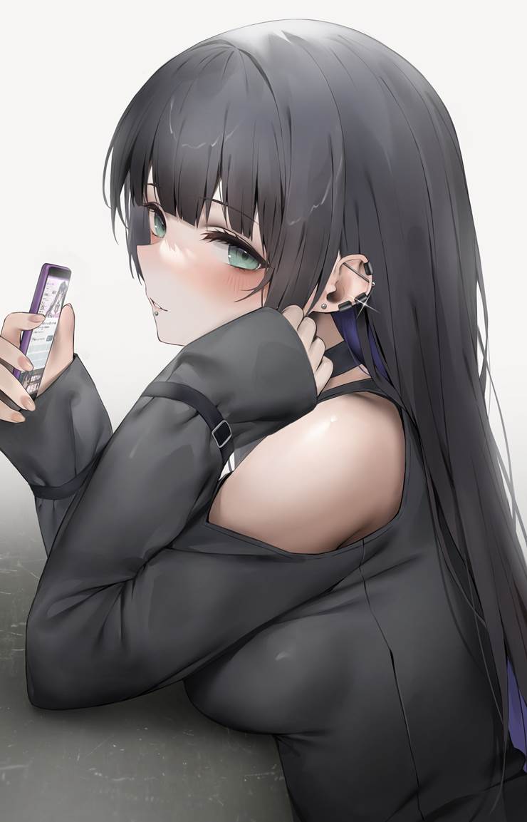 《孤独摇滚！》里神秘的STARRY的音响师插画壁纸图片 | BoBoPic