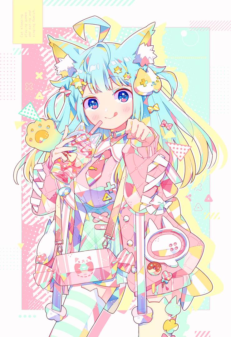 Rumi / 懒猫子（Lanmewko）|插画师ツトむ的懒猫子插画图片 | BoBoPic