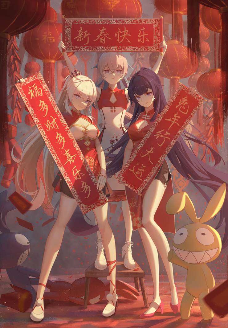 三月七画的还挺好，Pixiv人气插画师VC-ID:18406746 | BoBoPic