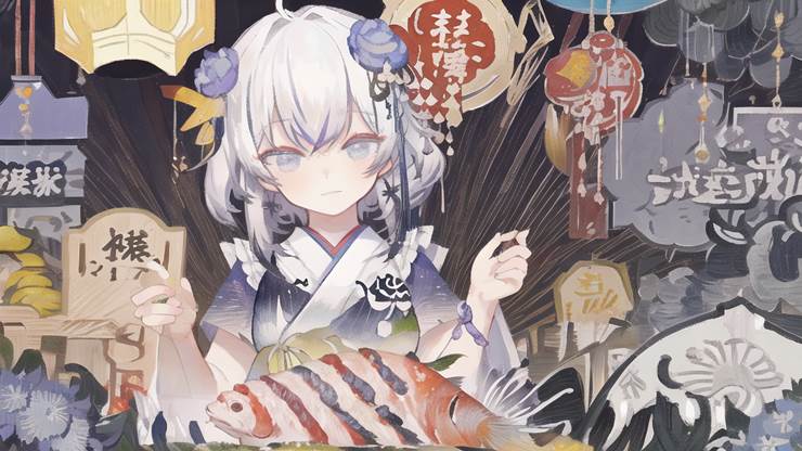 东雪莲醉酒1|插画师chunliangmmr的AI绘图（和服女孩）插画图片 | BoBoPic