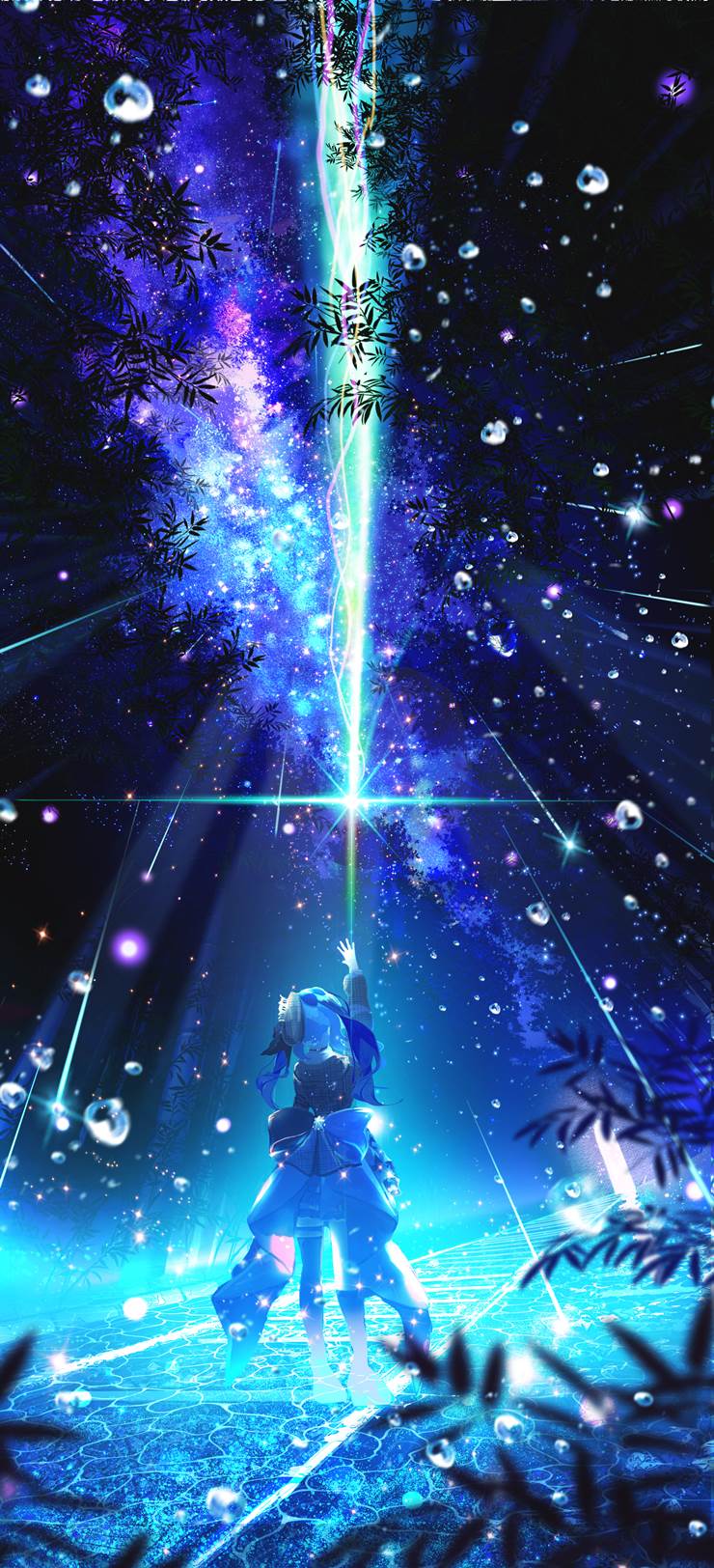 5万年に1度の彗星|插画师makoron117的星街彗星插画图片 | BoBoPic