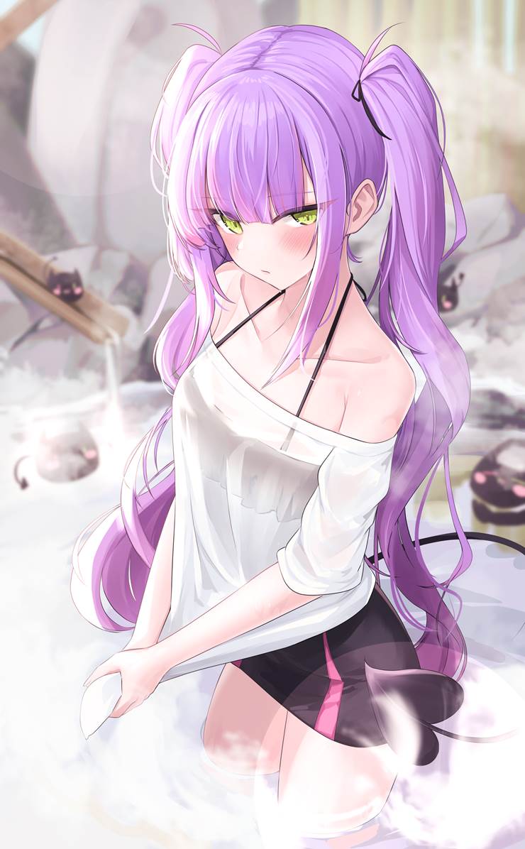 温泉 |插画师DARAN9的常暗永远插画图片 | BoBoPic