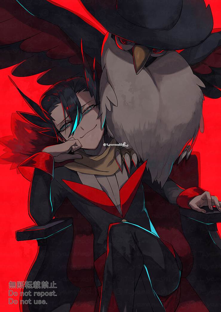 口袋妖怪 bw (bw2)四大天王吉玛|插画师月见里大树（お）的乌鸦头头插画图片 | BoBoPic