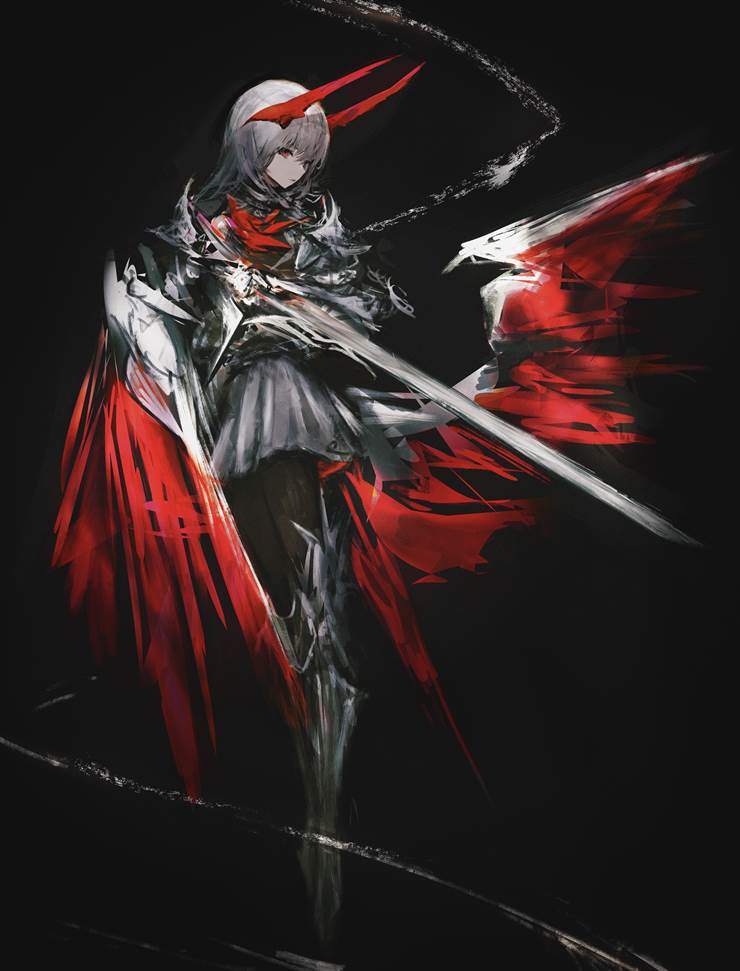 Ruby Knight|插画师Tuda6的骑士插画图片 | BoBoPic