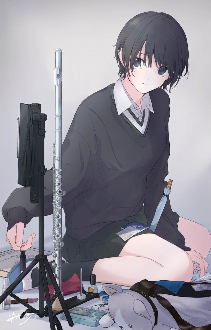 Muramatsu|插画师浅井うみ的制服插画图片 | BoBoPic