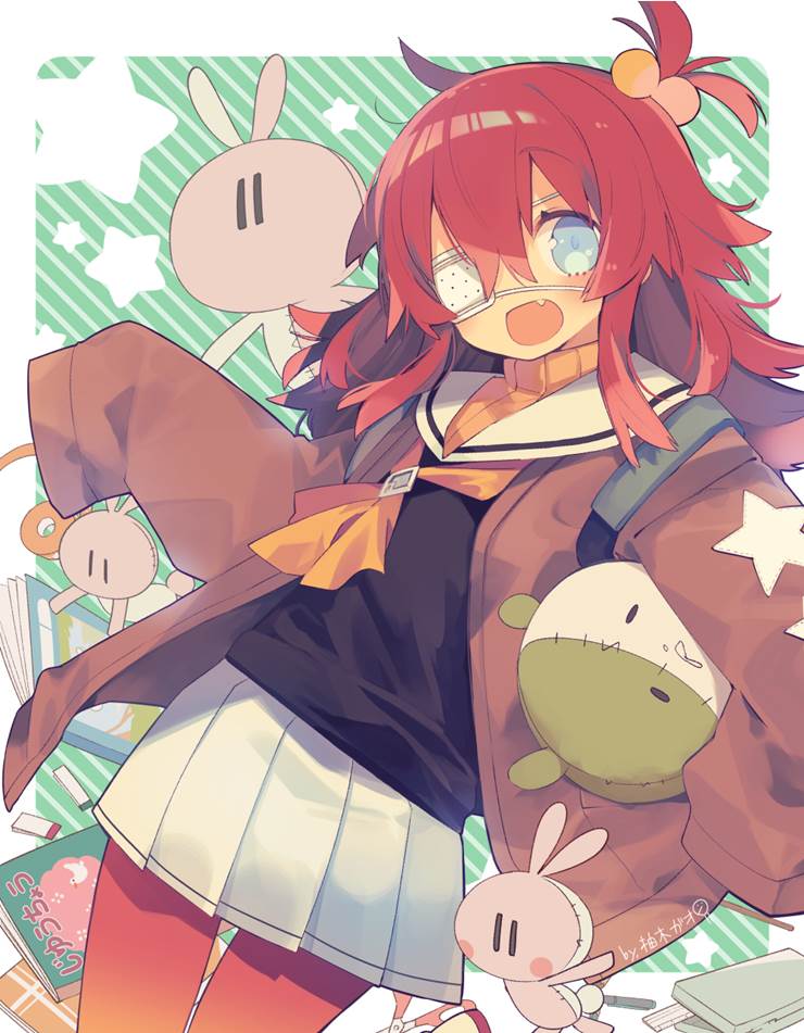 Skeb 上画的那个|插画师柚木ガオ的少女插画图片 | BoBoPic