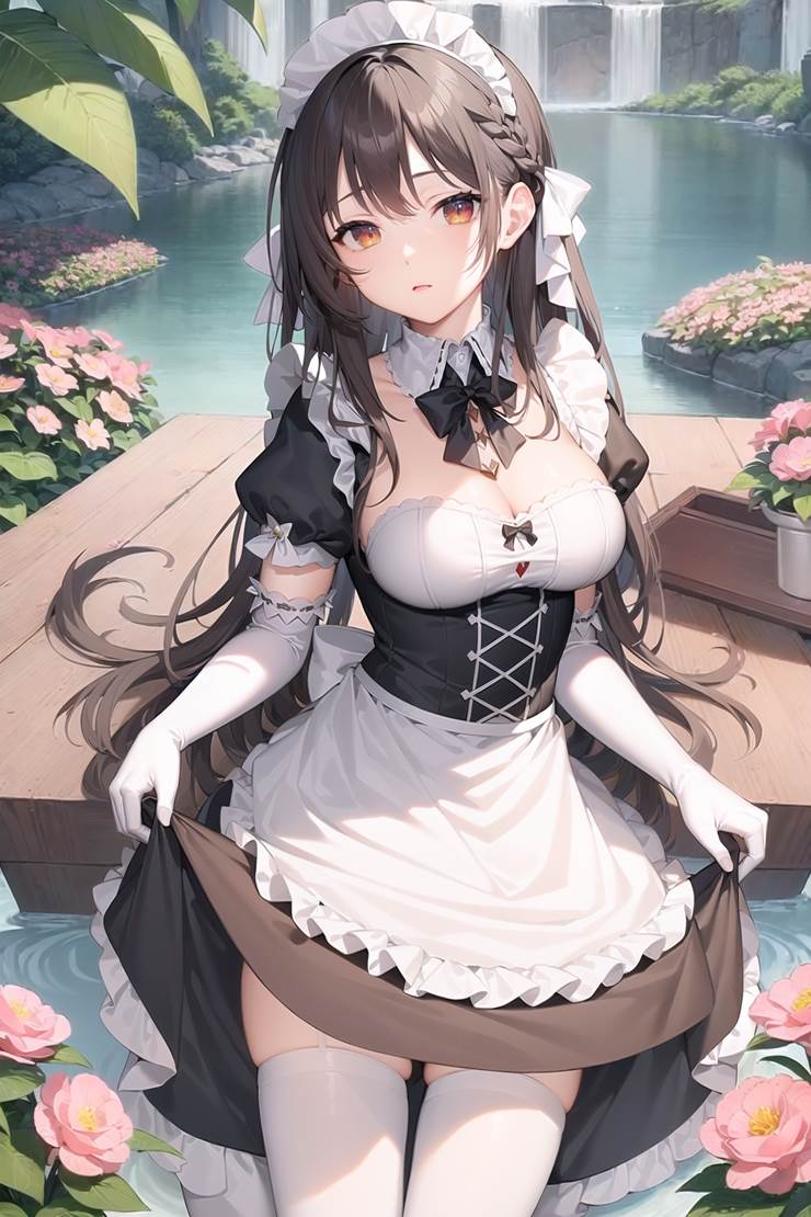 Pixiv好看的|插画师ましろグローブ的AI绘图（女仆）插画图片 | BoBoPic