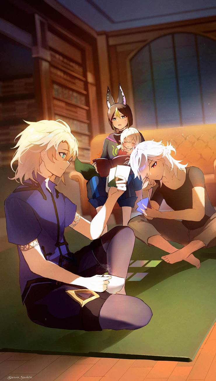 决斗!|插画师azな的雅儿贝德插画图片 | BoBoPic