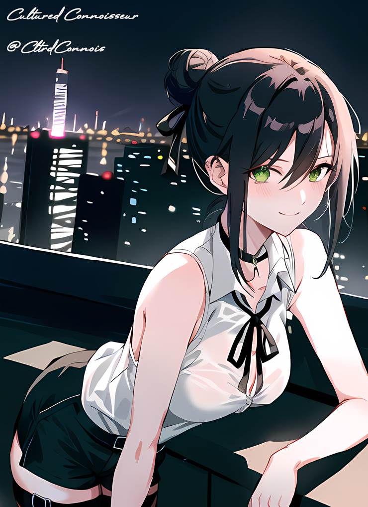 Reze #3|插画师Connoisseur的电锯人（AI绘图）插画图片 | BoBoPic