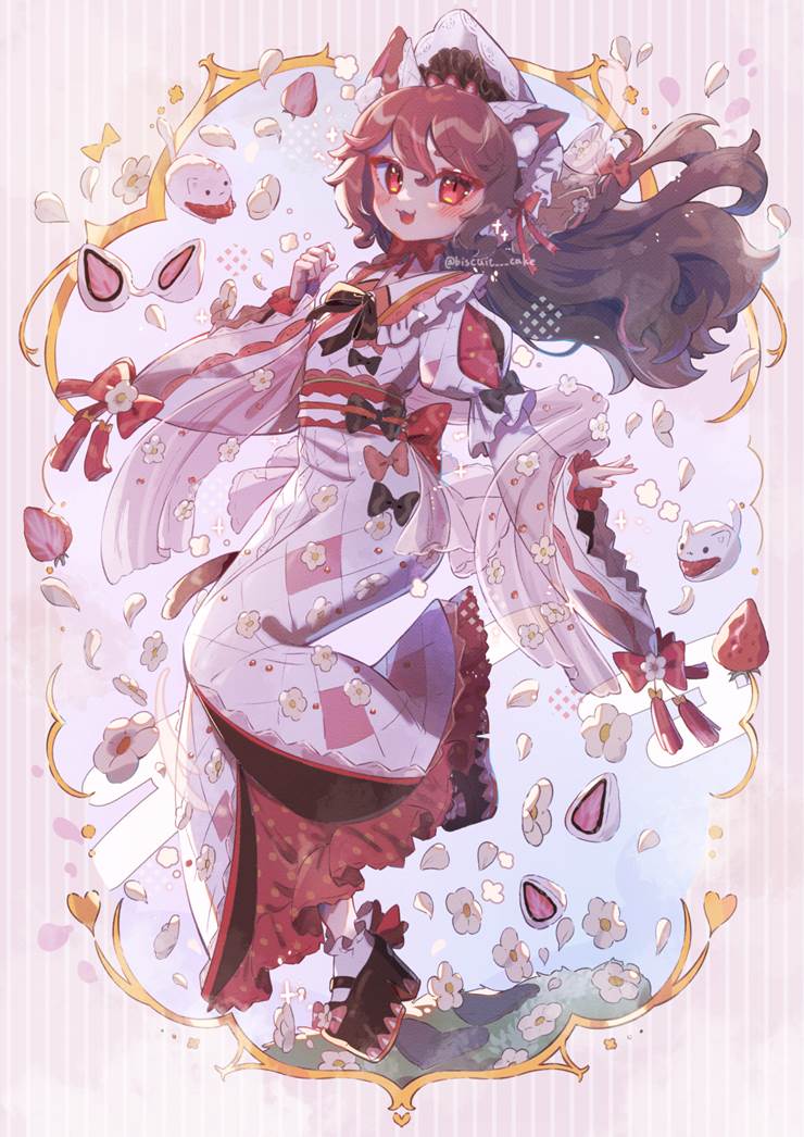 ×|插画师九十三ビス的兽耳插画图片 | BoBoPic