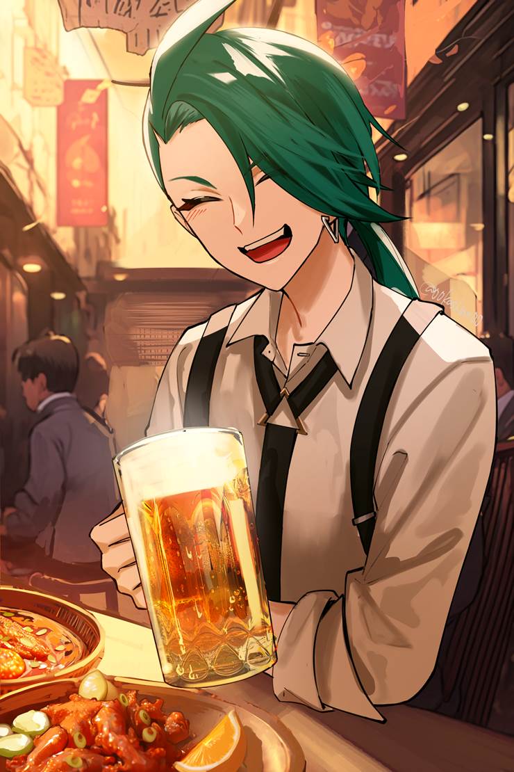 干杯！|插画师KASHIA的宝可梦SV插画图片 | BoBoPic