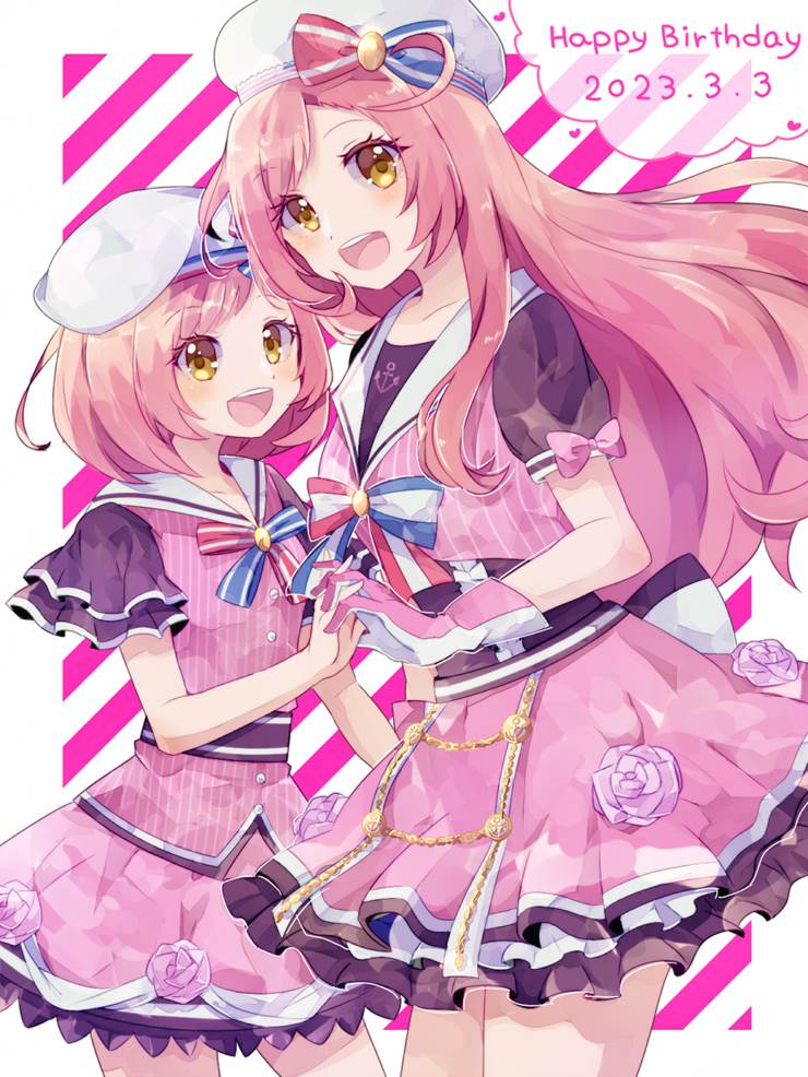 快乐! × 2|插画师るうかす的彩濑奈露插画图片 | BoBoPic