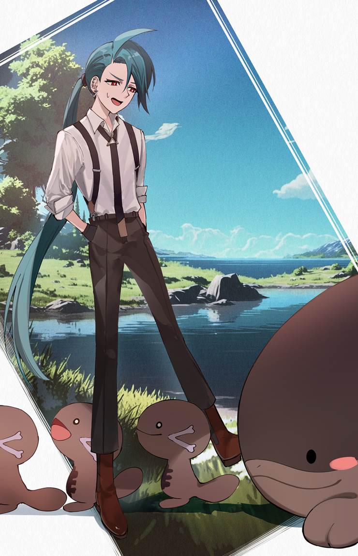 顺番待ち|插画师KASHIA的辛俐插画图片 | BoBoPic