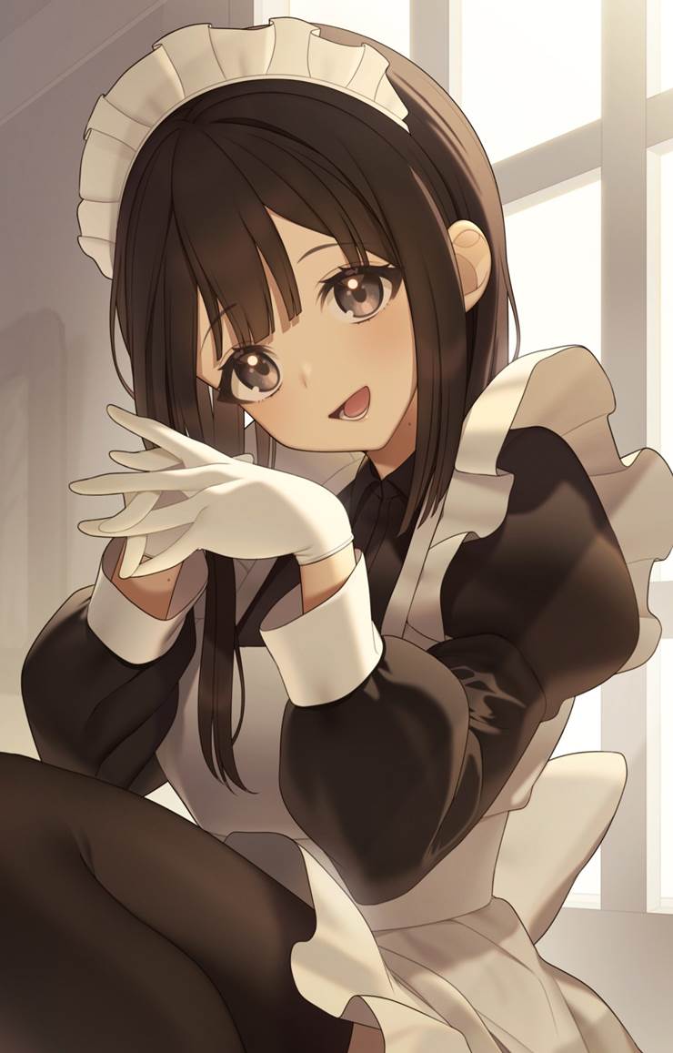 maid,original,girl,maid uniform,young girl,creation, - よしひろ＠お仕事募集中'illustration - PixivBox