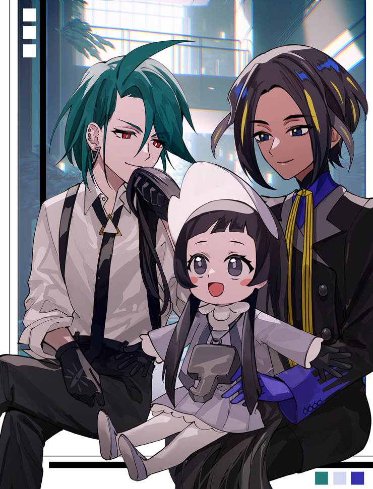 改变发型|插画师KASHIA的宝可梦SV插画图片 | BoBoPic