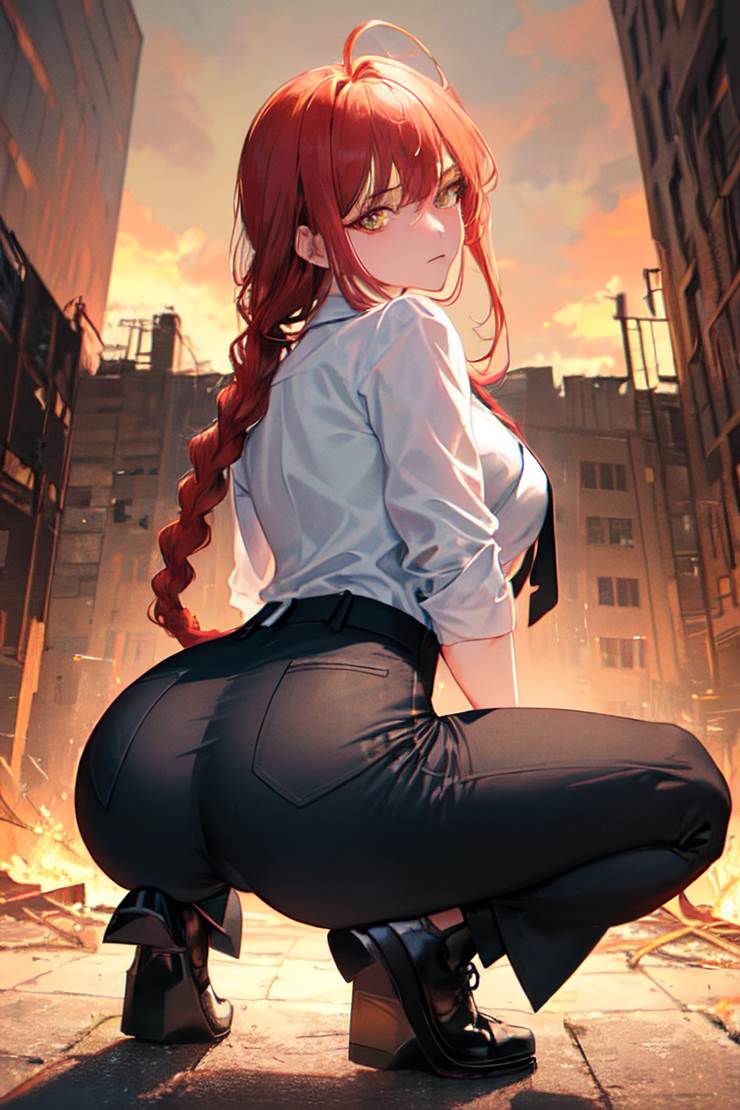 玛奇玛 makima|插画师MurabitoX的电锯人（AI绘图）插画图片 | BoBoPic