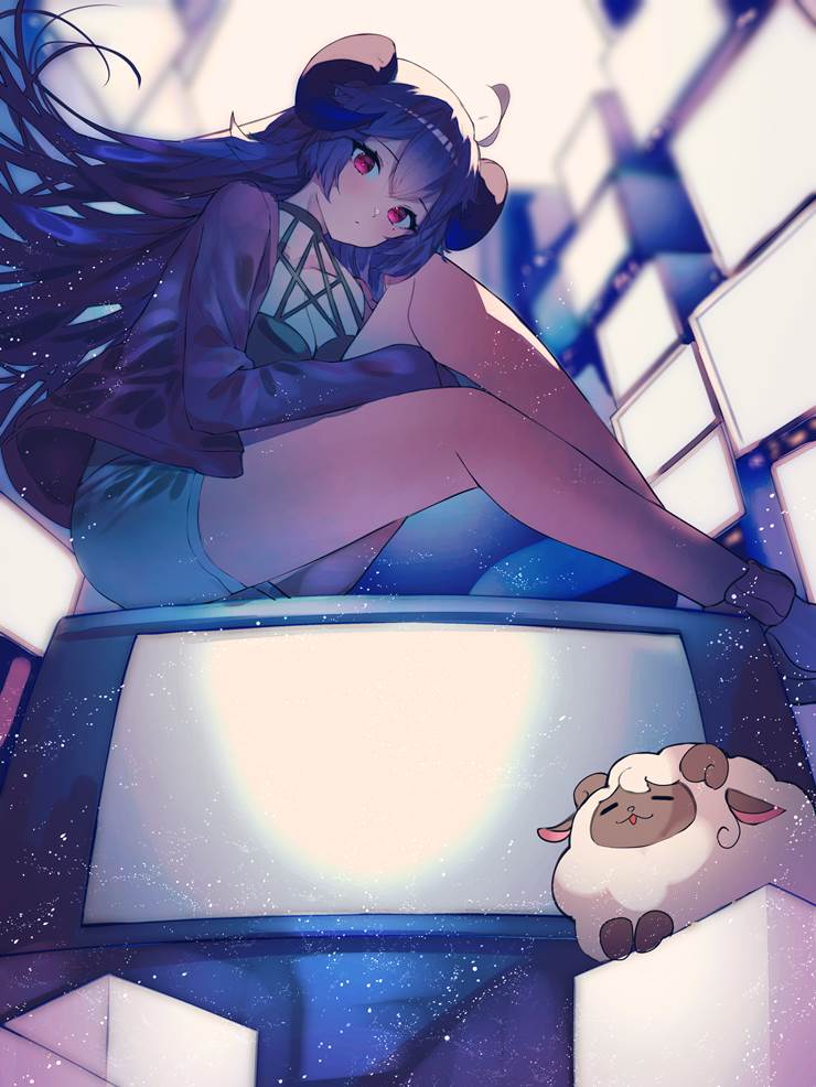 无题|插画师W的紫发插画图片 | BoBoPic