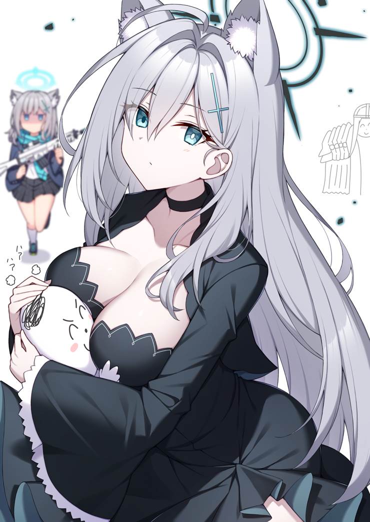 白考特勒与被囚禁的老师|插画师Tke-G/お的碧蓝档案插画图片 | BoBoPic