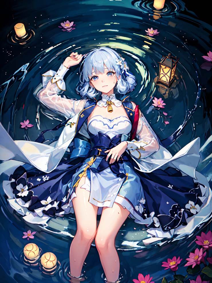 ai绘图,young girl,Ayaka Kamisato,Genshin Impact, - Axon'illustration - pixivdaily