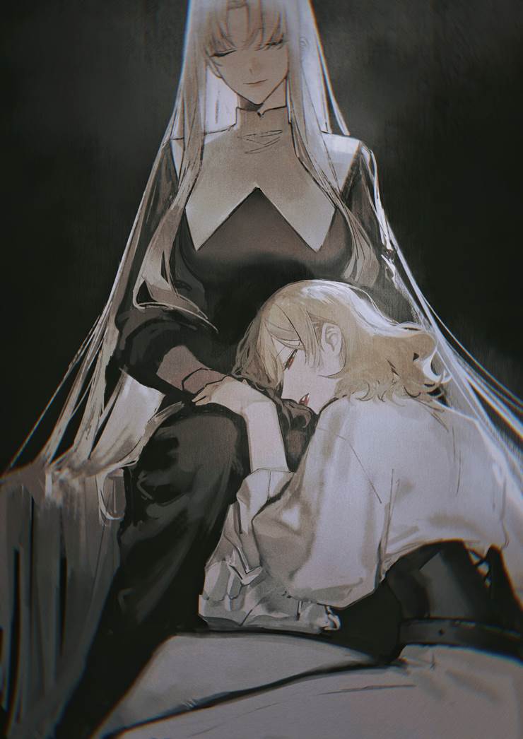 OC|插画师KaKI的百合插画图片 | BoBoPic