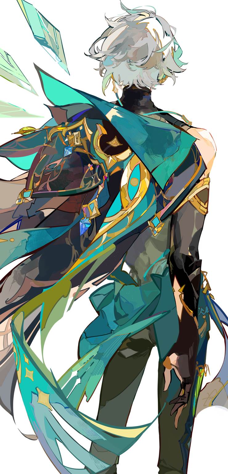 |插画师ezu的艾尔海森插画图片 | BoBoPic