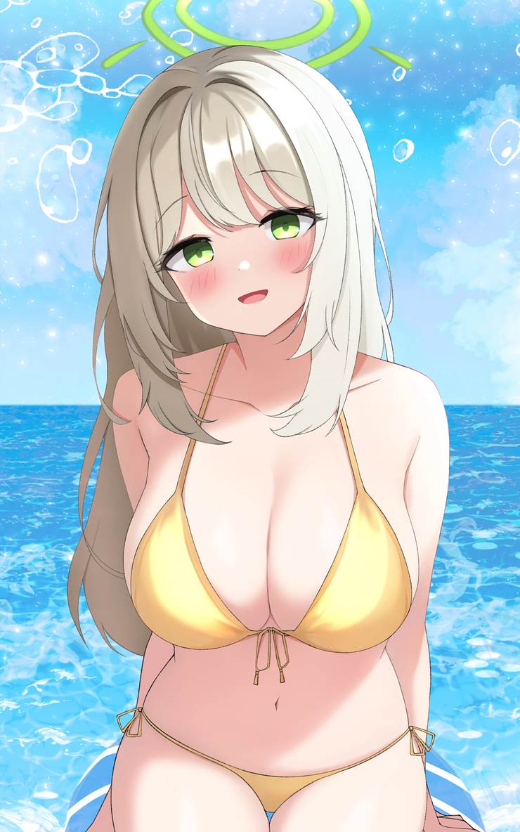 碧蓝档案 插画师玉麦的十六夜野乃美插画图片 Bobopic