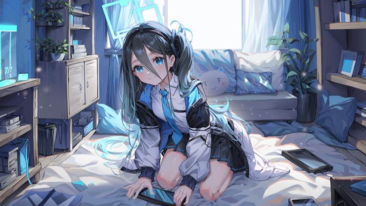 天童爱丽丝插画师al光的碧蓝档案插画图片 Bobopic