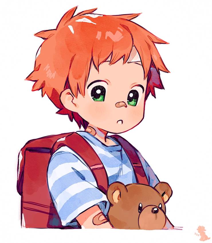 A good boy :>|插画师nemui的男孩插画图片 | BoBoPic