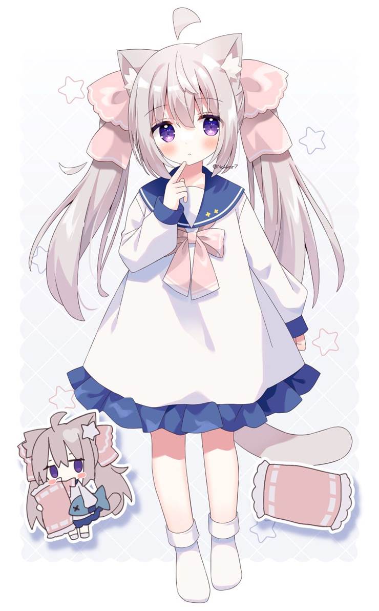 |插画师かなめなか(元Nakkar)的女孩插画图片 | BoBoPic