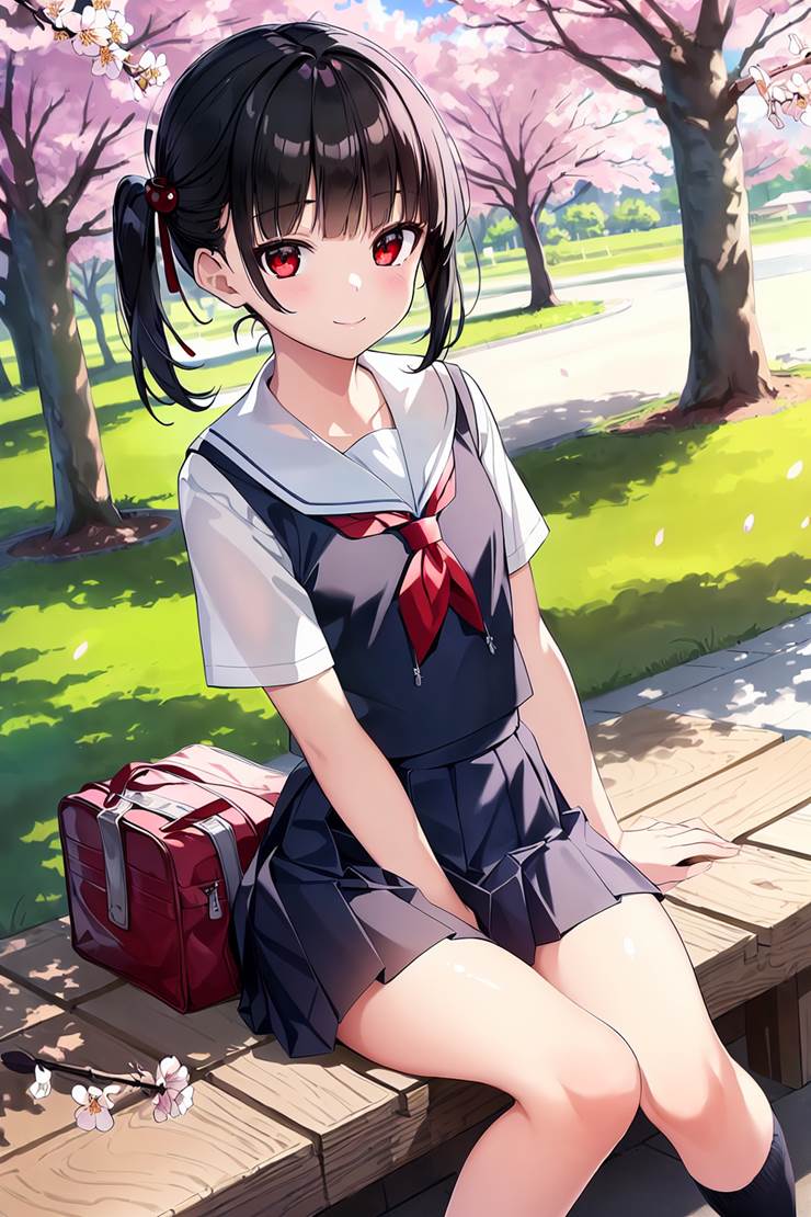 女孩子ai绘图魅惑的大腿young Girl田径部双马尾uniformpleated Skirthanami やまとーるillustration Pixivbox 