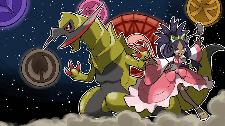 Iris and Haxorus|插画师blacknirrow的艾莉丝插画图片 | BoBoPic