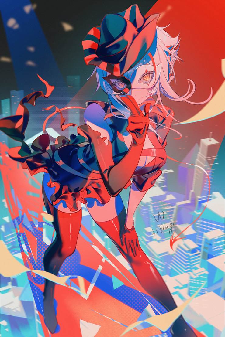 W|插画师LiFlag的明日方舟插画图片 | BoBoPic