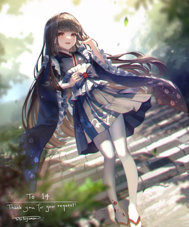 春风|插画师14的原创角色插画图片 | BoBoPic