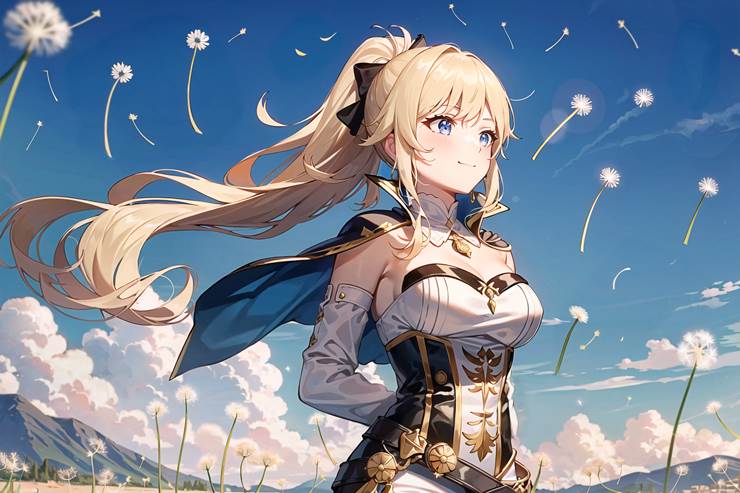 琴|插画师Amikiアミキ的AI绘图（原神）插画图片 | BoBoPic