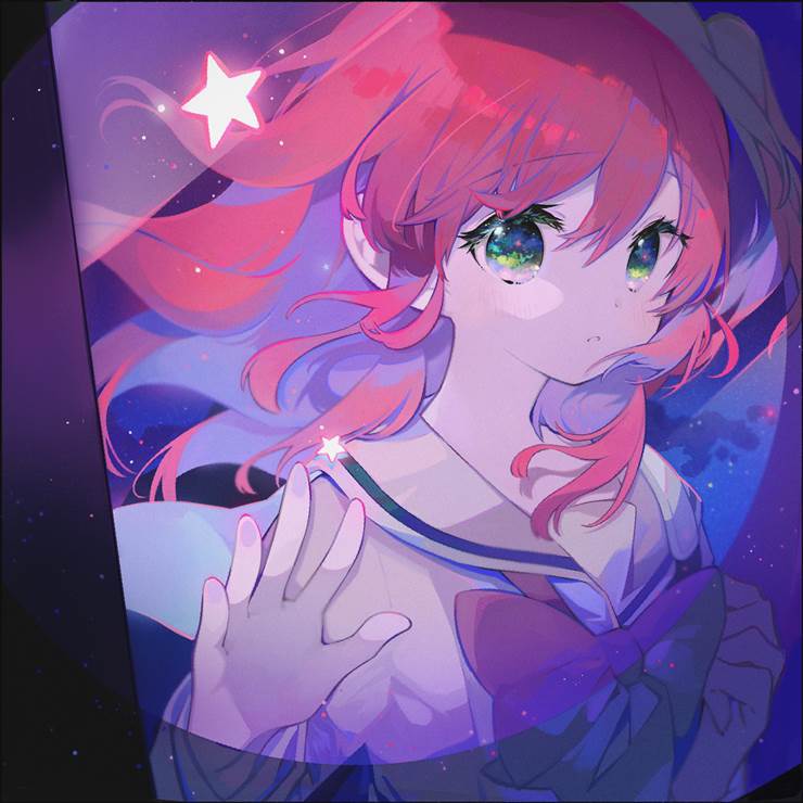 starry|插画师燐花工房的喜多郁代插画图片 | BoBoPic