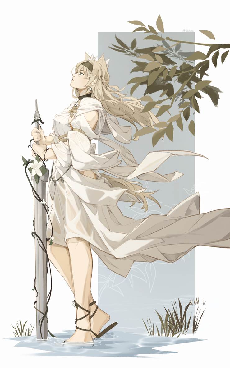 Horn-ToEffloresceWhitely|插画师GLK_Sier的号角插画图片 | BoBoPic