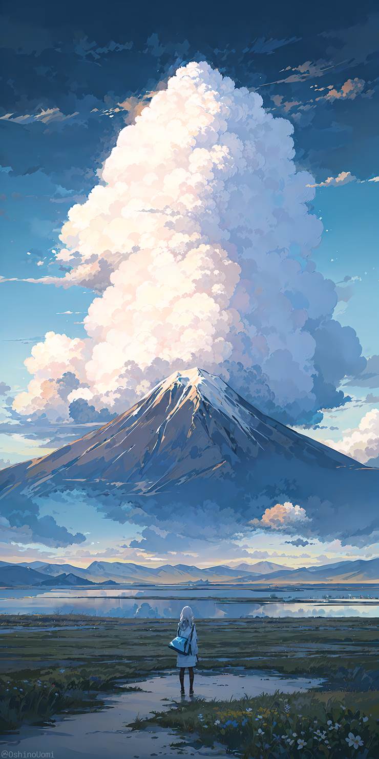 云开|插画师Uomi的风景插画图片 | BoBoPic