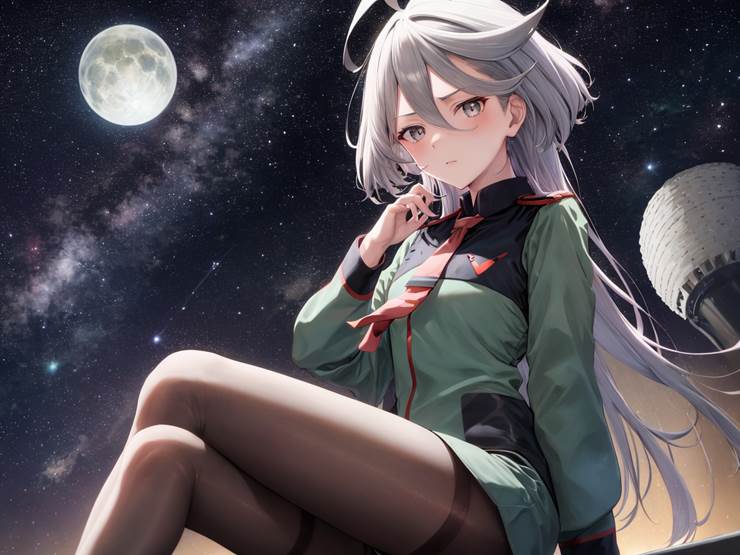 水星的魔女,Mioline Remblanc,丝袜,军装,ai绘图, - 午後のレモン'illustration - PixivBox