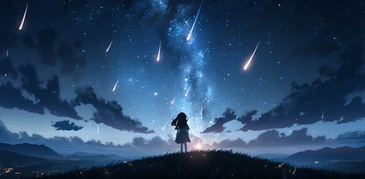 星空(starry-sky)-05|插画师Arc(Taiwan)的AI绘图（风景）插画图片 | BoBoPic