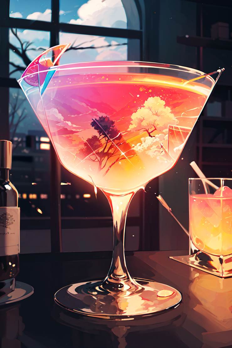 空的碎片|插画师左翊莲的AI绘图（风景）插画图片 | BoBoPic