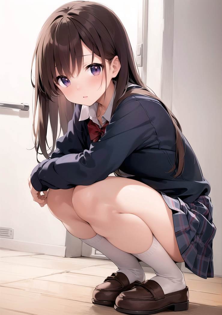 我带你去医务室|插画师mew（みゅぅ）的AI绘图JK少女插画图片 | BoBoPic