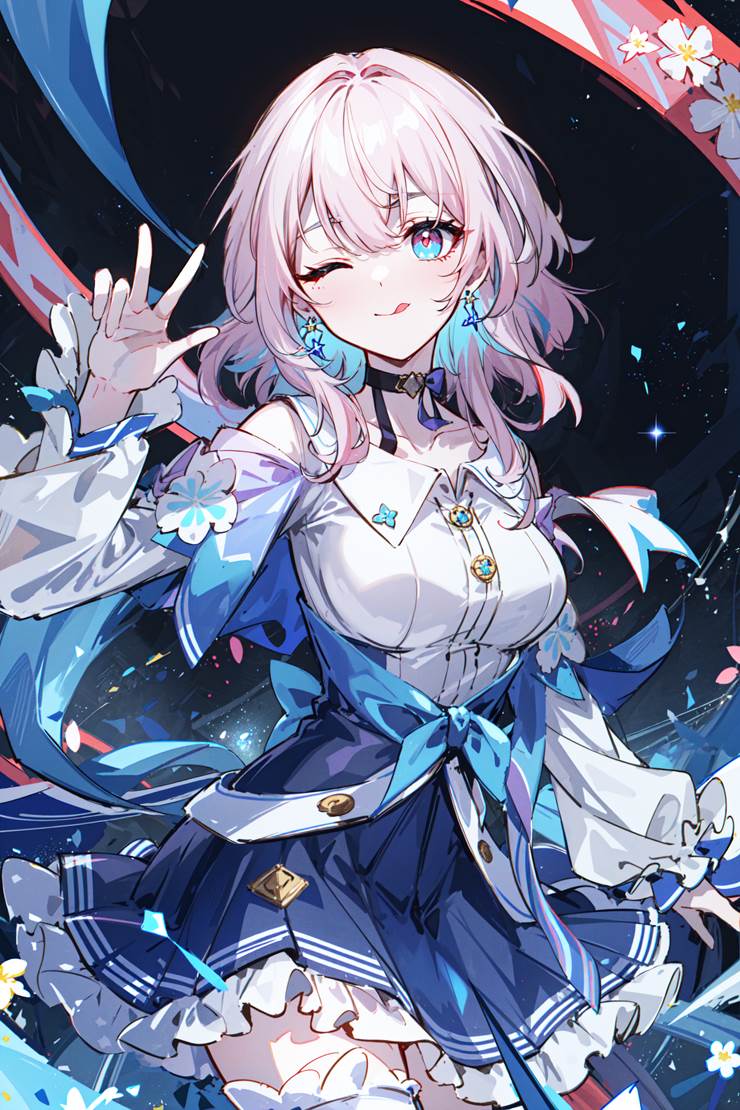 是三月吗(三月七)|插画师sola的三月七插画图片 | BoBoPic