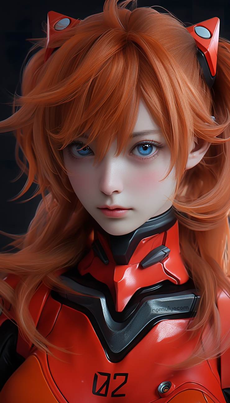 Asuka - 1|插画师nemuiyo.com的AI绘图（EVA）插画图片 | BoBoPic