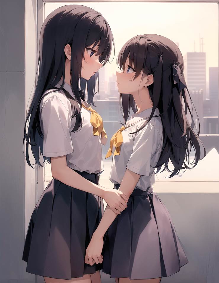 耽溺|插画师mew（みゅぅ）的AI绘图JK少女插画图片 | BoBoPic