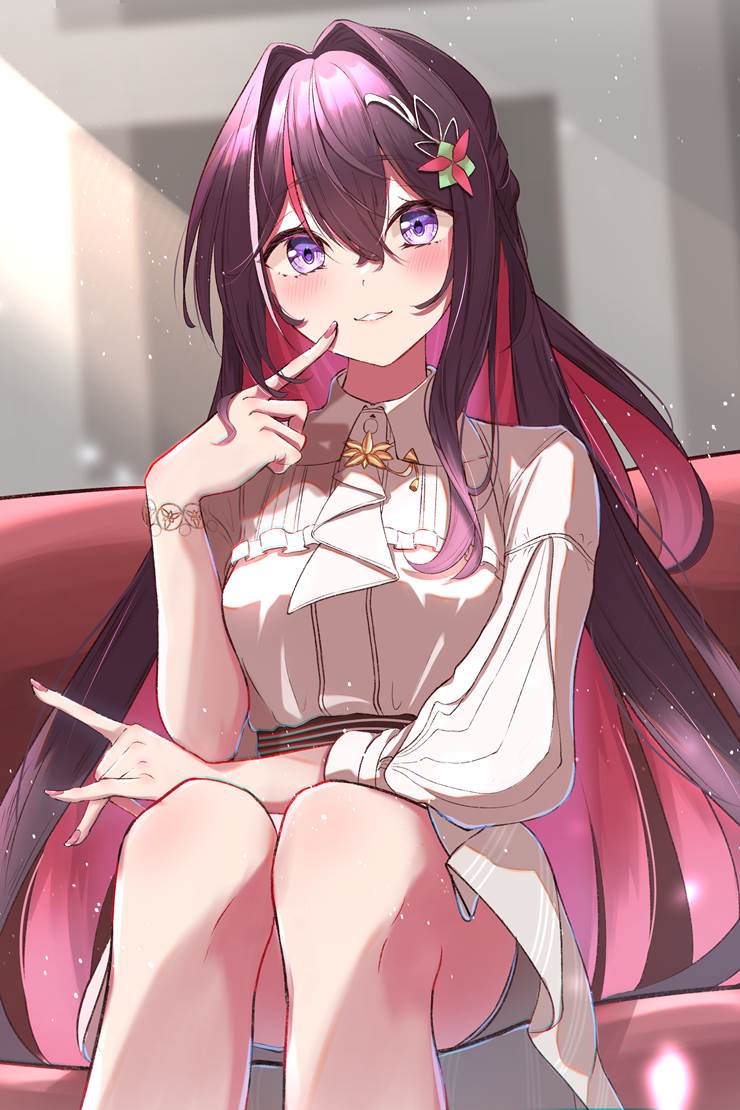 日本女性虚拟YouTuber AZKi插画壁纸图片 | BoBoPic