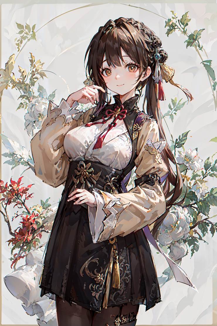 汉服素裳 插画师烧龙包的李素裳插画图片 Bobopic