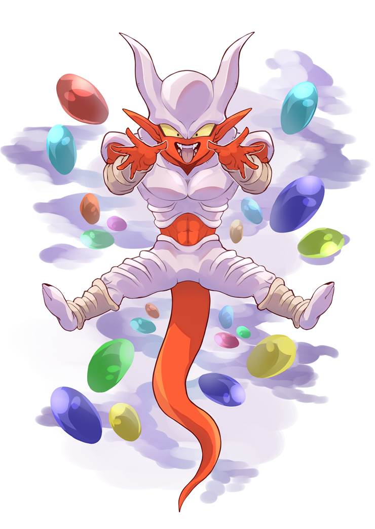 邪恶之念的集合体，剧场版动画《龙珠Z》邪念波插画壁纸图片 | BoBoPic