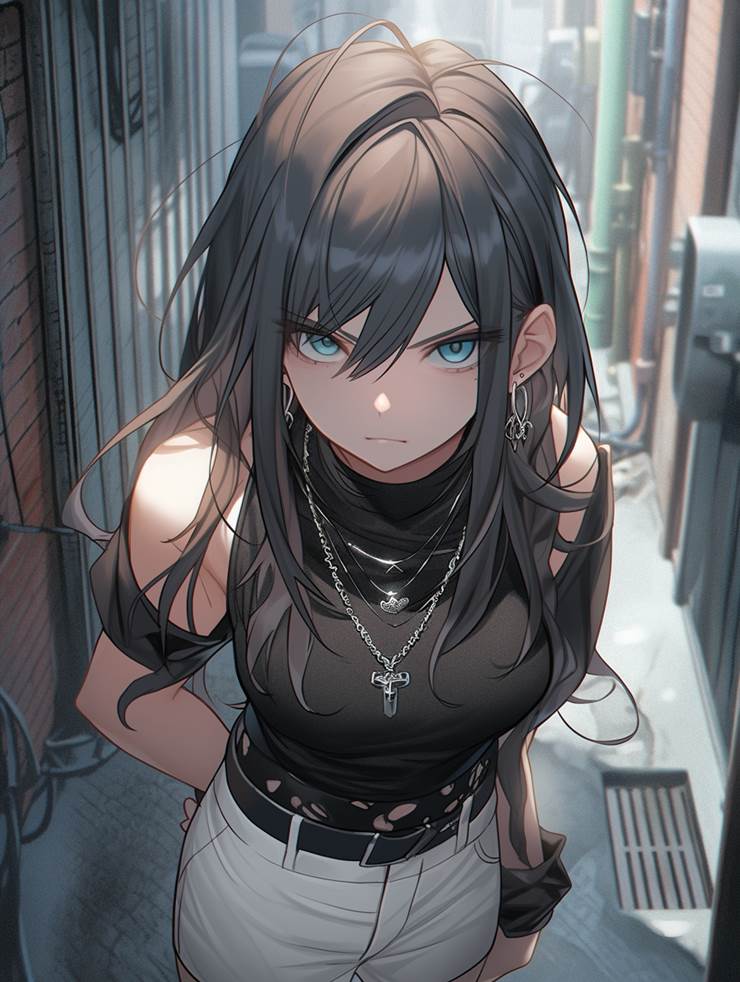 她|插画师Ram音。的AI绘图插画图片 | BoBoPic